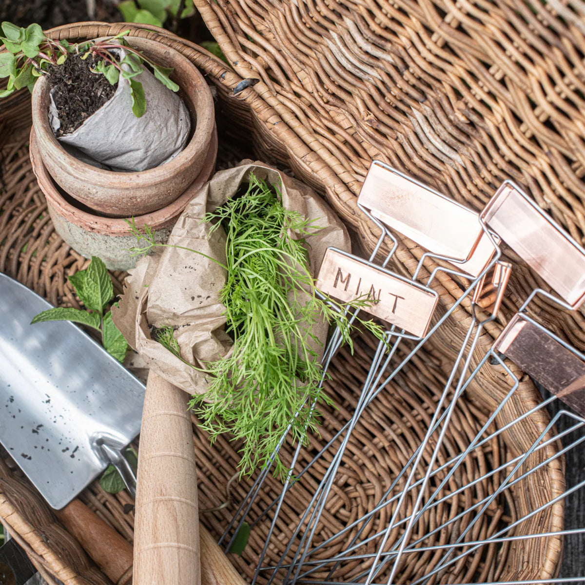 Copper label set of 10 – Gin Gin Garden Club